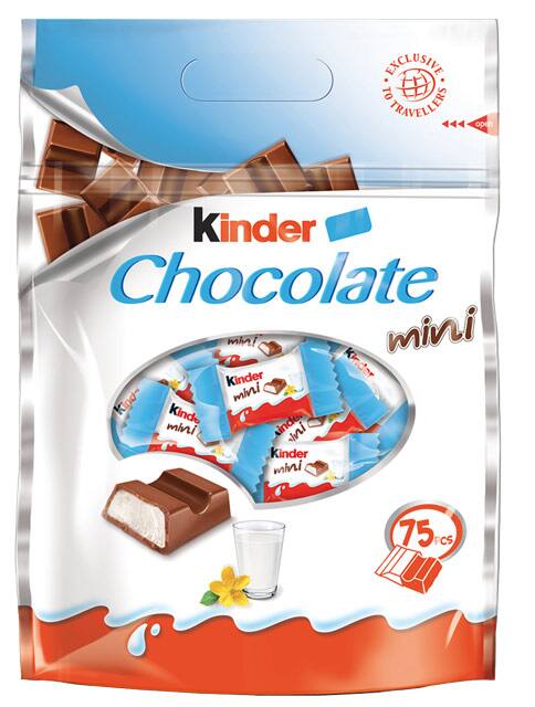 Buy Kinder Mini Chocolate pouch 75 Pieces Chocolates at Best Prices on ...