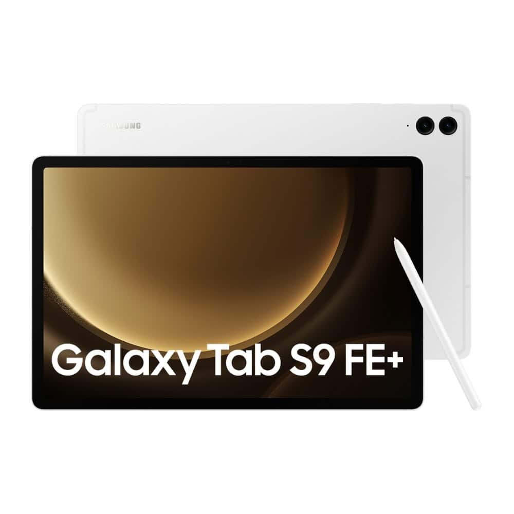 Buy Samsung Galaxy Tab S9 FE+ 12GB RAM, 256GB 5G LTE, Silver Tablet at ...
