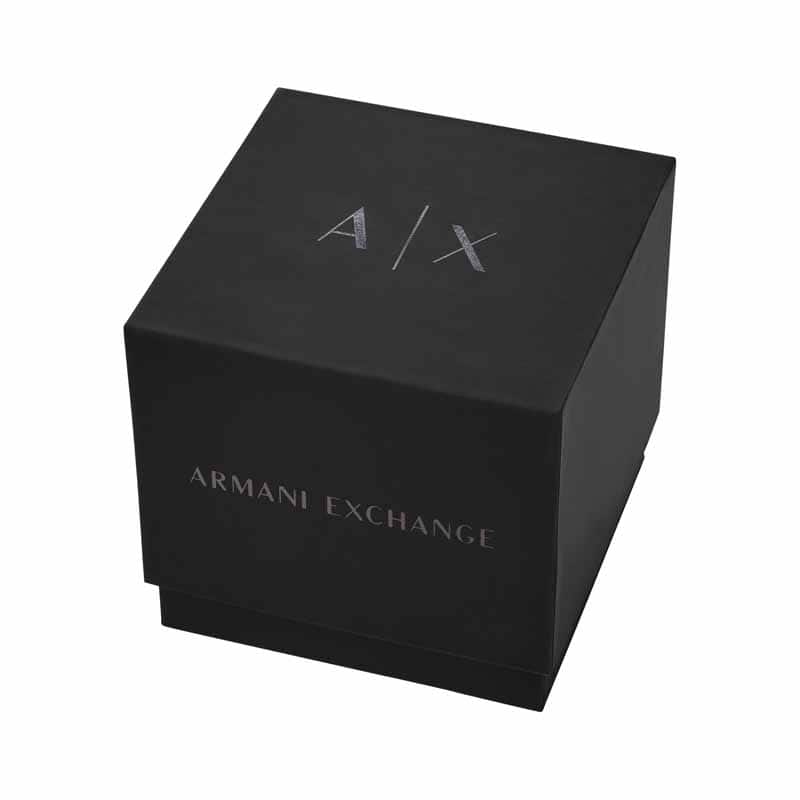 Buy Armani Exchange Brown Watch AX1740 Quartz, Leather Strap, 44 MM ...