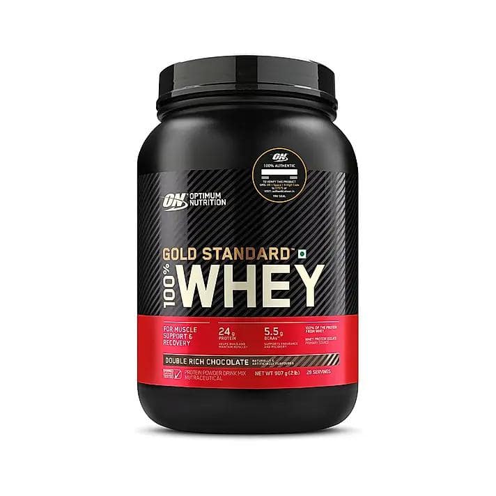 Buy Gold Standard 100% Whey Protein Double Rich Chocolate, 907g ...