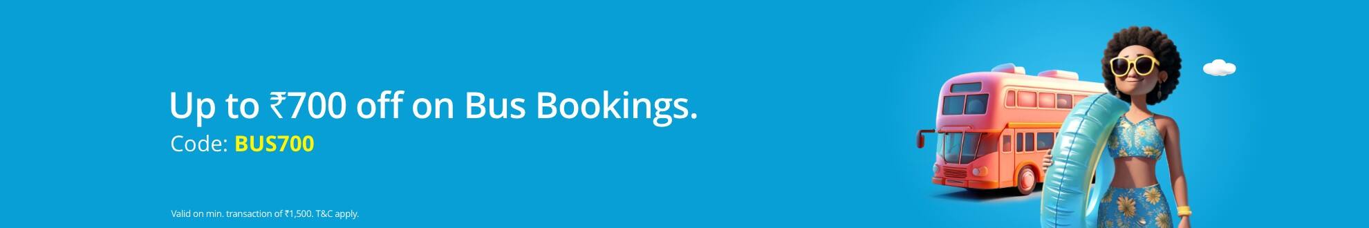 Get 7% Off on Bus Ticket Bookings, Coupons & Offers - Adani One
